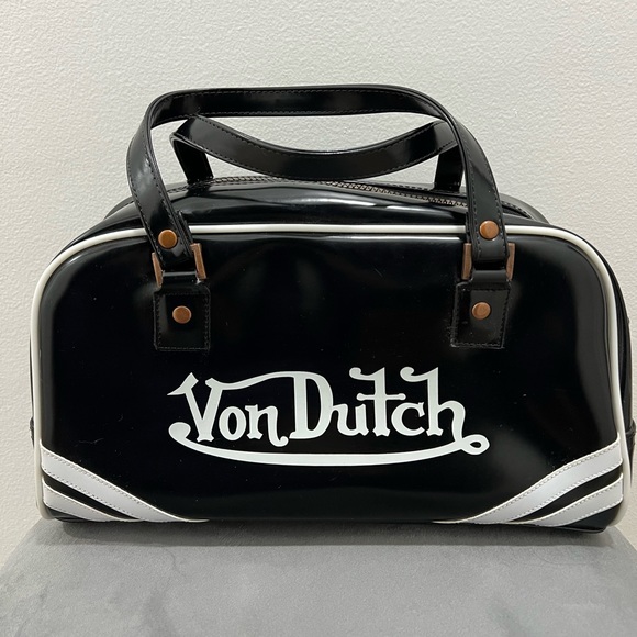 Von Dutch | Bags | Vintage Y2k Von Dutch Originals Black White ...